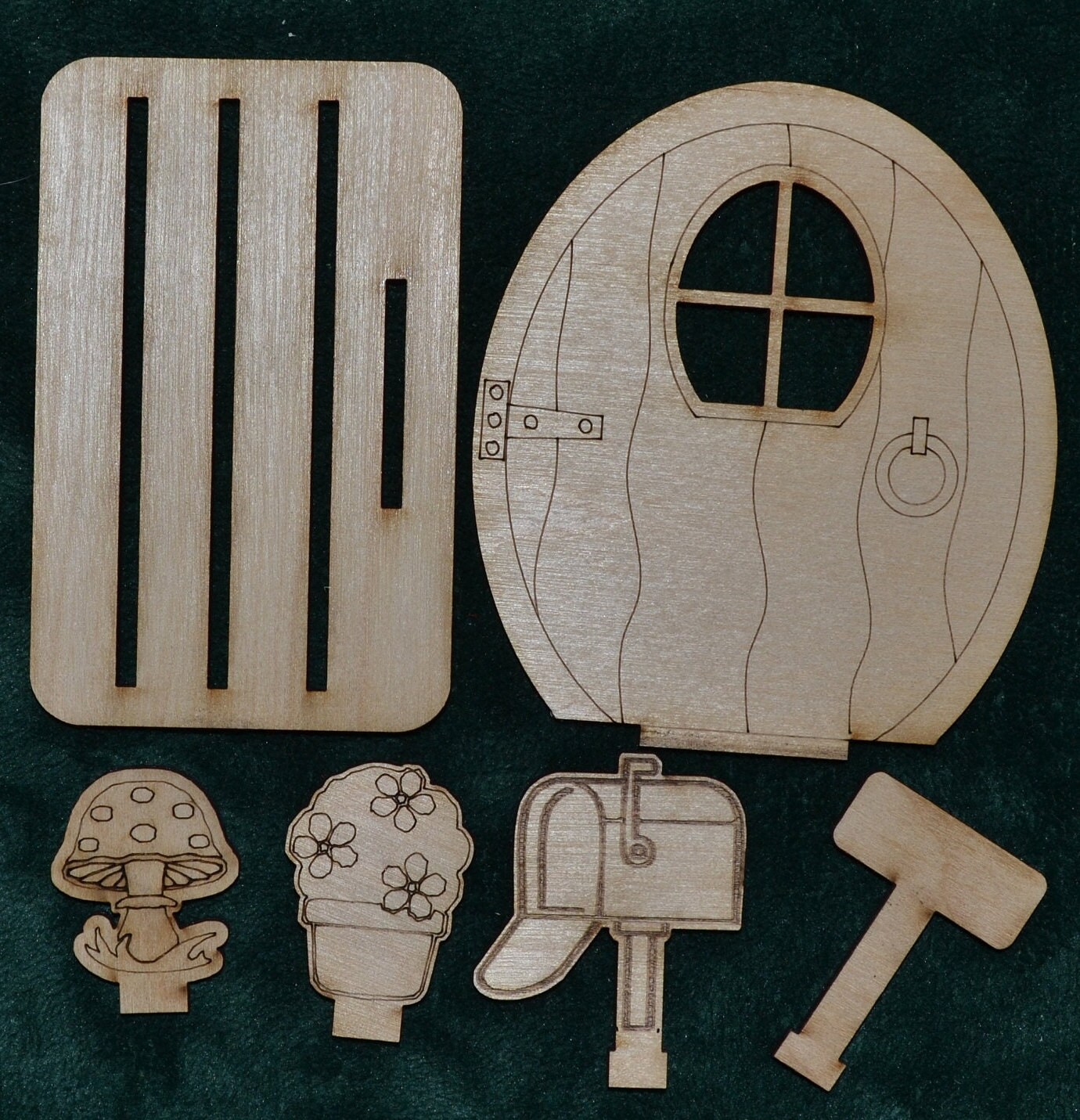 Free Standing Fairy Doors Craft Set, Childrens Craft Sets - Etsy