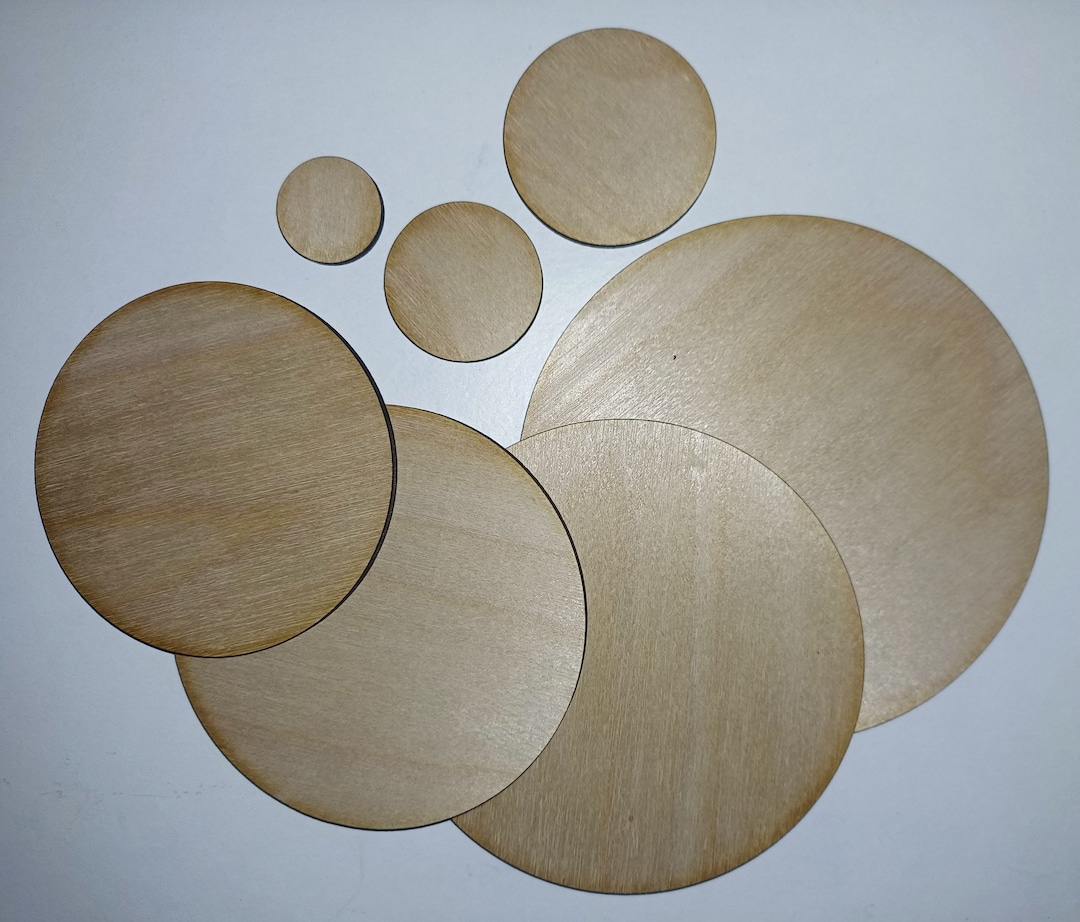 10 X Plywood Circle Craft Shapes, Craft Shapes, Plywood Circles - Etsy