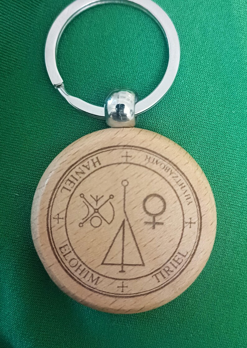 Sigil Keyring, Archangel Keyrings, Sigils, Wooden Gifts - Etsy