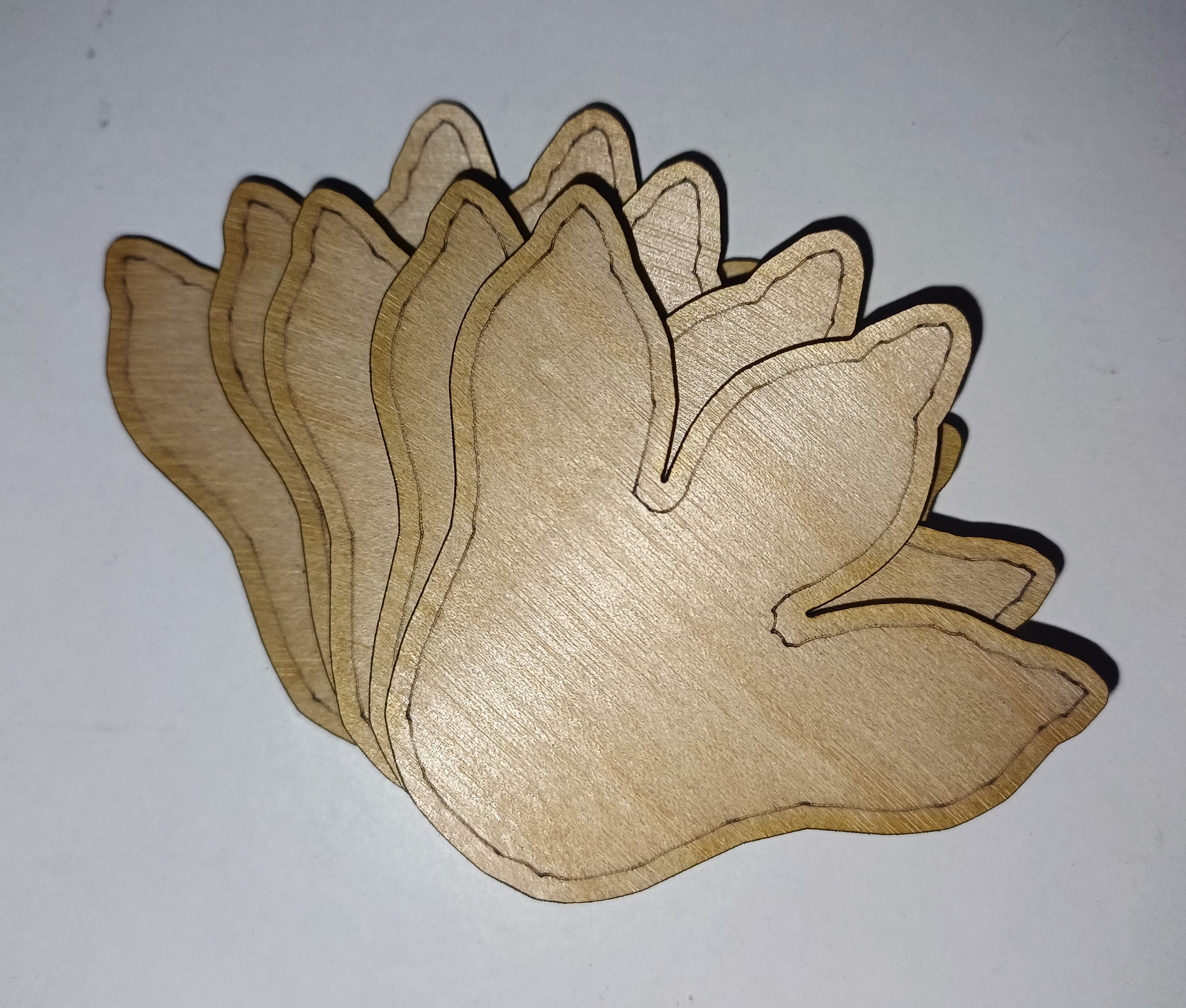 10 X Wooden Dinosaur Footprint Craft Shapes, Arts and Crafts, Wooden ...