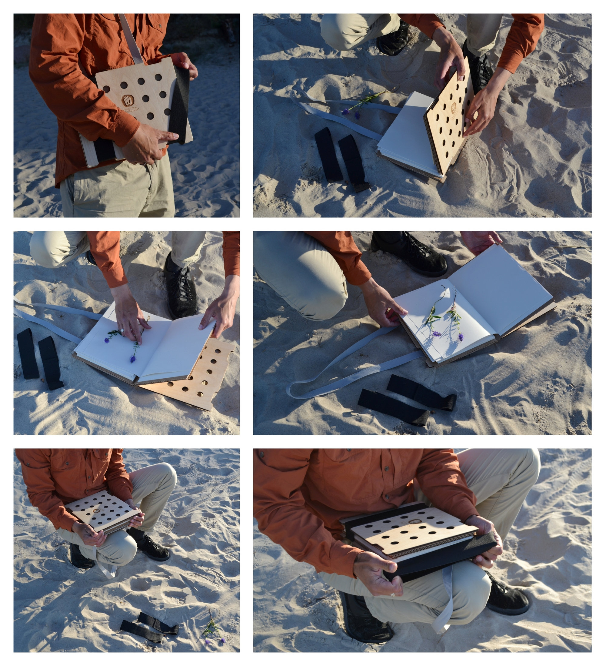 Portable Plant Press Kit: Birch Wood Herbarium With Shoulder Strap - Etsy