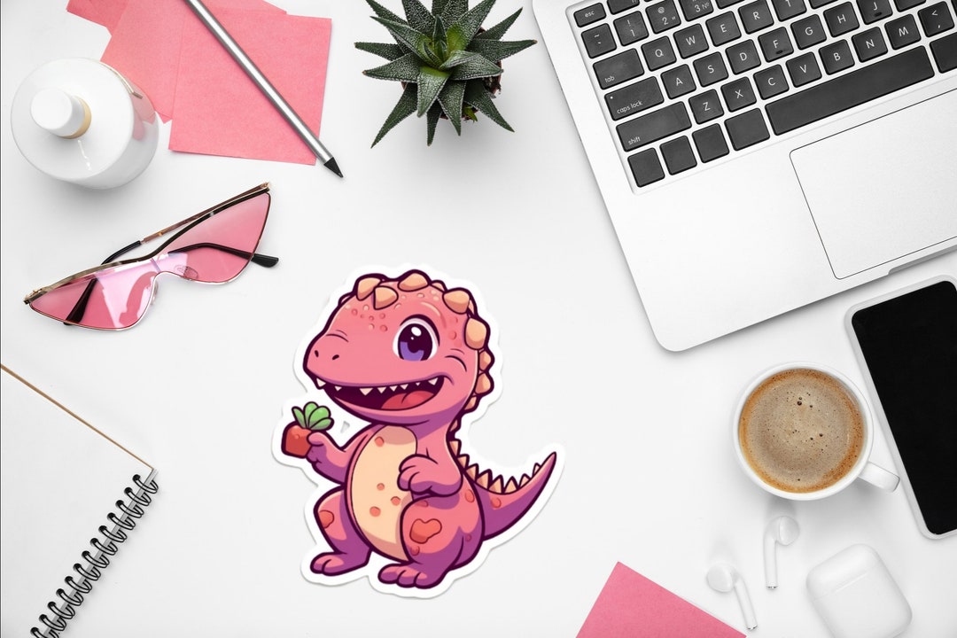 Dazzling Dino Delight Sticker Pack - 25 Adorable Dinosaur Stickers ...