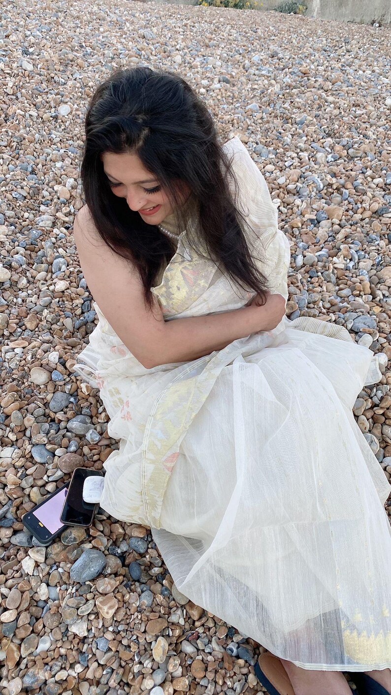 Traditional Authentic Handmade Original Dhaka Jamdani Sari Saree From ...