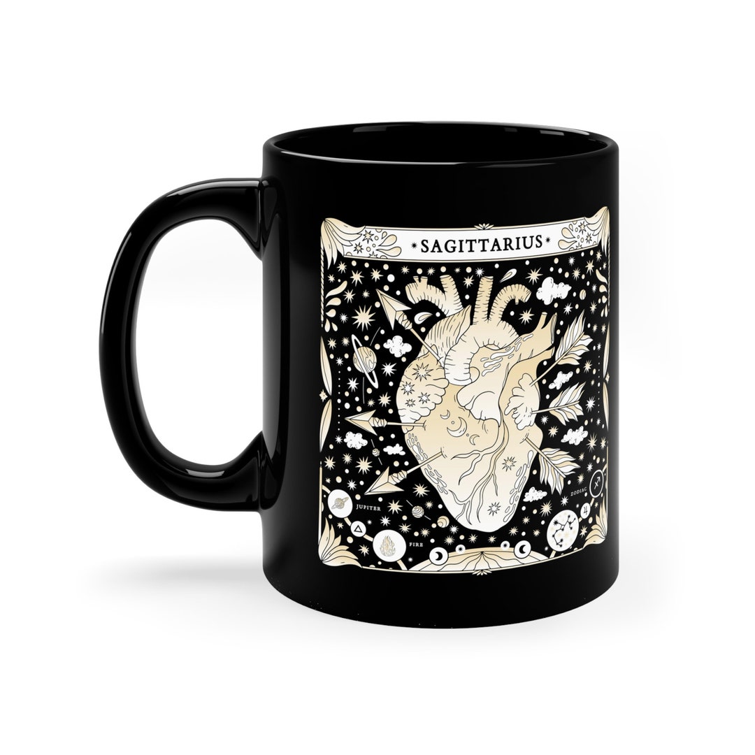 Sagittarius Zodiac Sign Coffee Mug, Sagittarius Constellation Mug ...