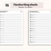 16 Handwriting Practice Sheets, Calligraphy Printable Handwriting ...