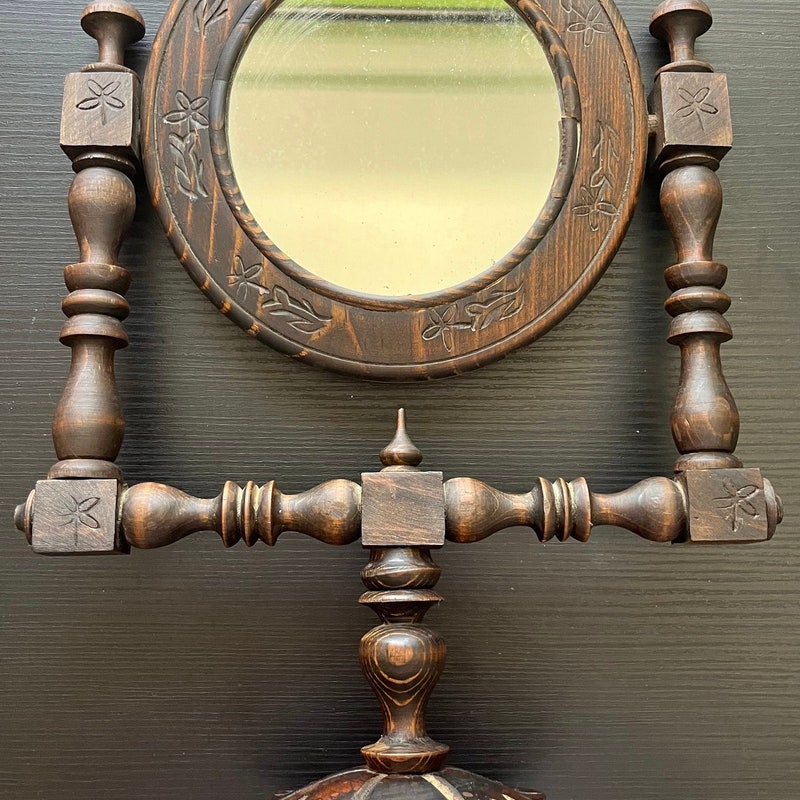 Antique Standing Mirror - Etsy