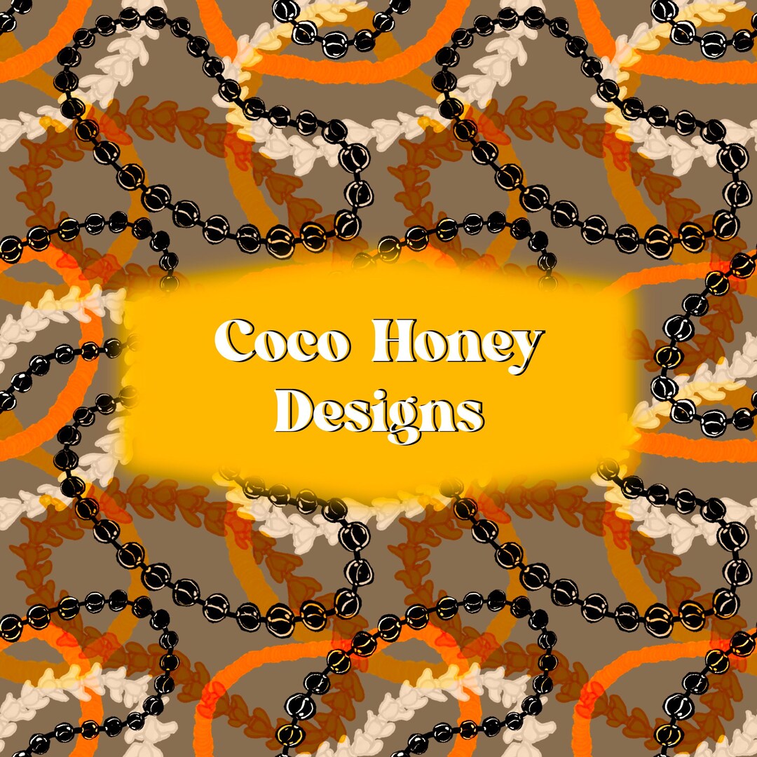 Lei, Lei Design, Lei Seamless Pattern, Lei Pattern, Kukui Lei Pattern ...