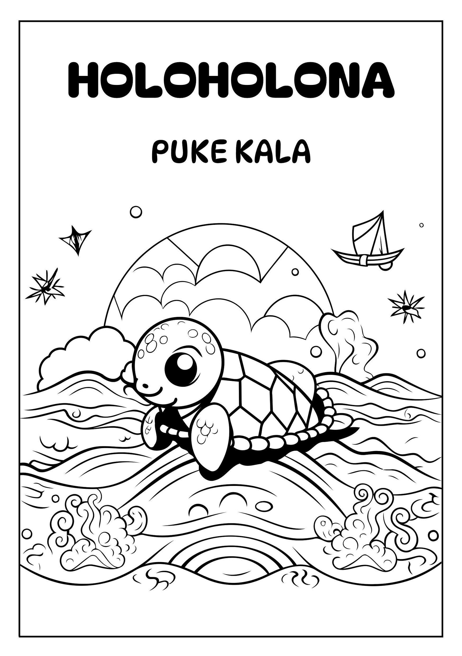 Animal Coloring Book, Keiki Coloring Book, Holoholona Puke Kala ...