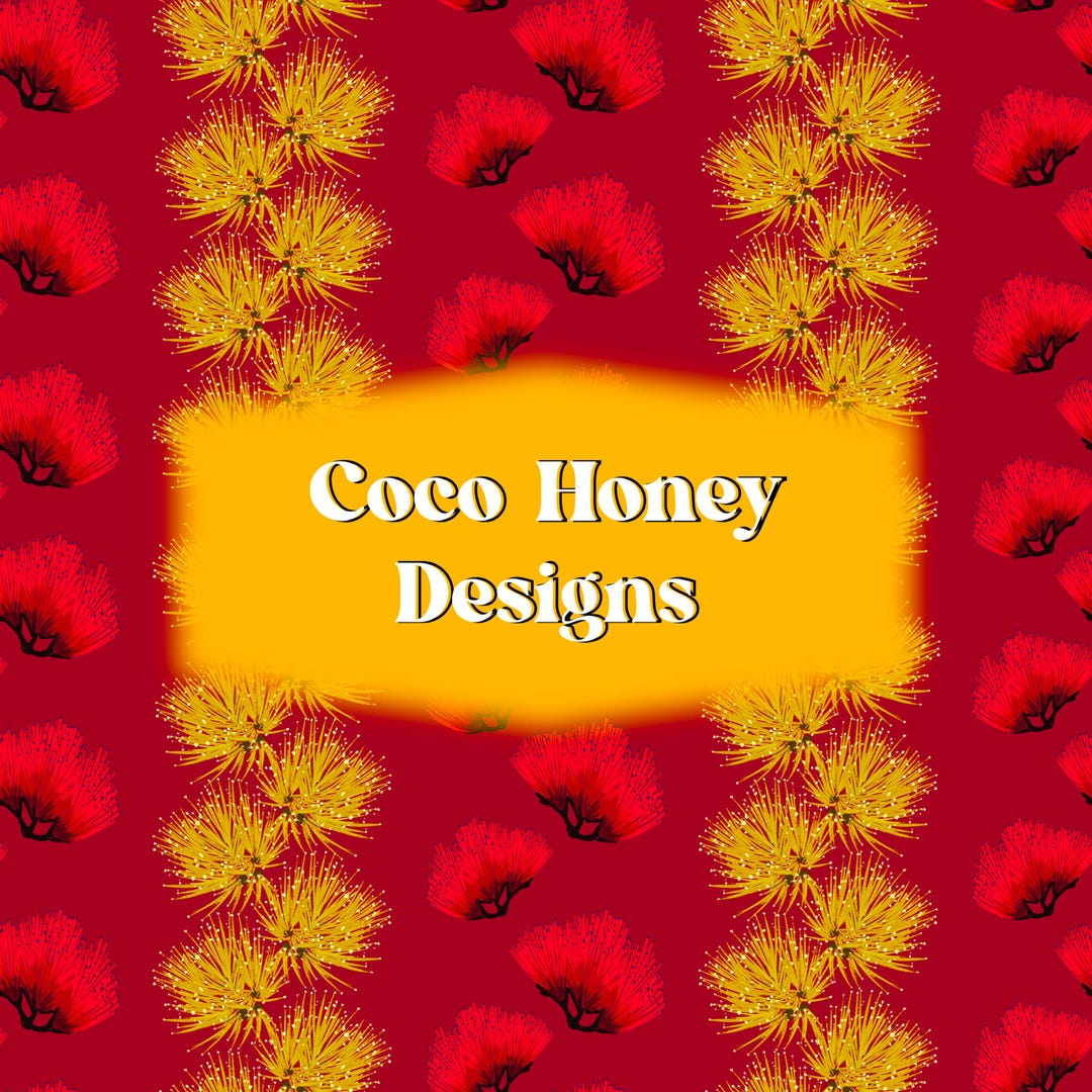 Ohia, Ohia Lehua, Ohia Lei Design, Lei Seamless Pattern, Lei Pattern ...