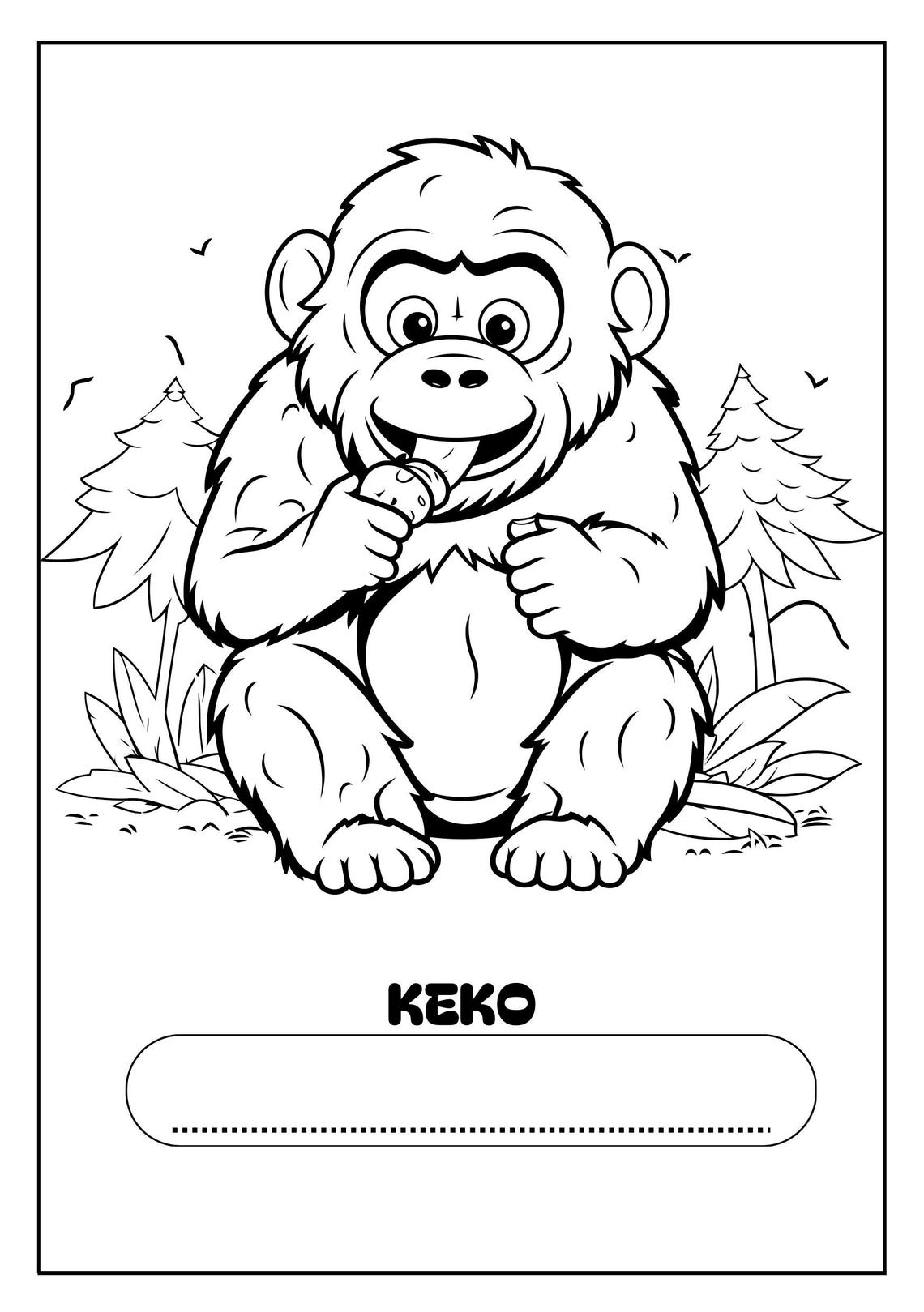 Animal Coloring Book, Keiki Coloring Book, Holoholona Puke Kala ...