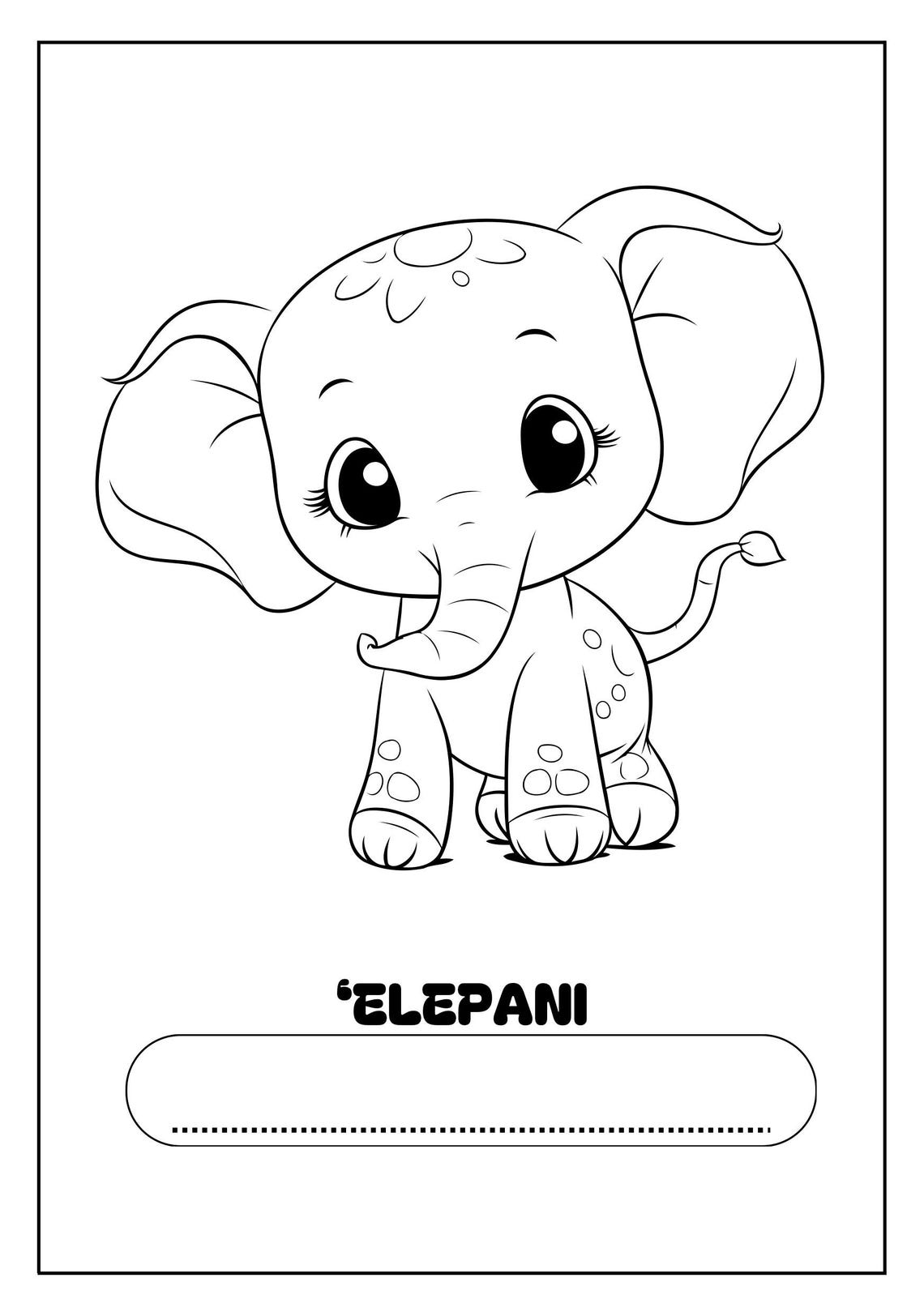 Animal Coloring Book, Keiki Coloring Book, Holoholona Puke Kala ...