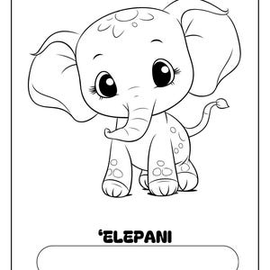 Animal Coloring Book, Keiki Coloring Book, Holoholona Puke Kala ...