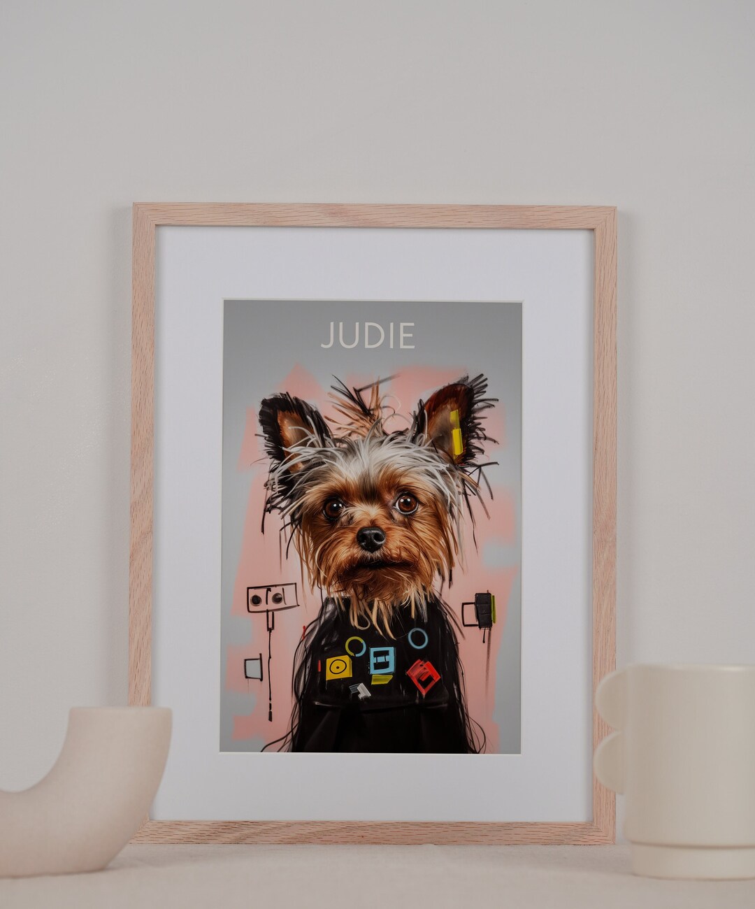 Custom Pet Portrait From Your Photo | Personalized Pet Art Commission ...
