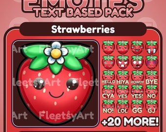 45x Cute Apple Emote Pack Twitch, Youtube, Discord, Cute, Kawaii, Apple ...