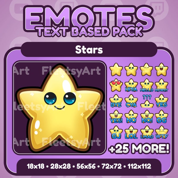 Twitch Emotes Astral - Etsy