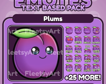 45x Cute Apple Emote Pack Twitch, Youtube, Discord, Cute, Kawaii, Apple ...
