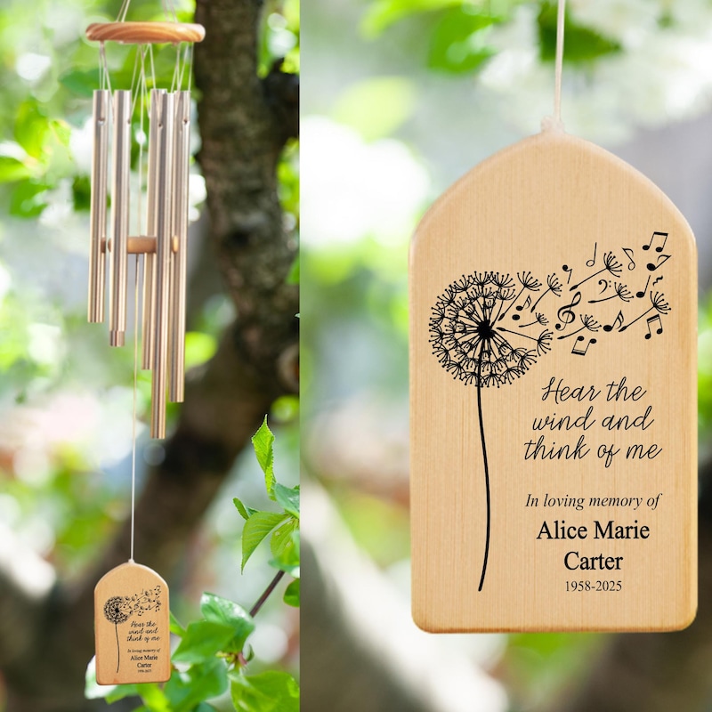 Memorial Wind Chimes - Etsy