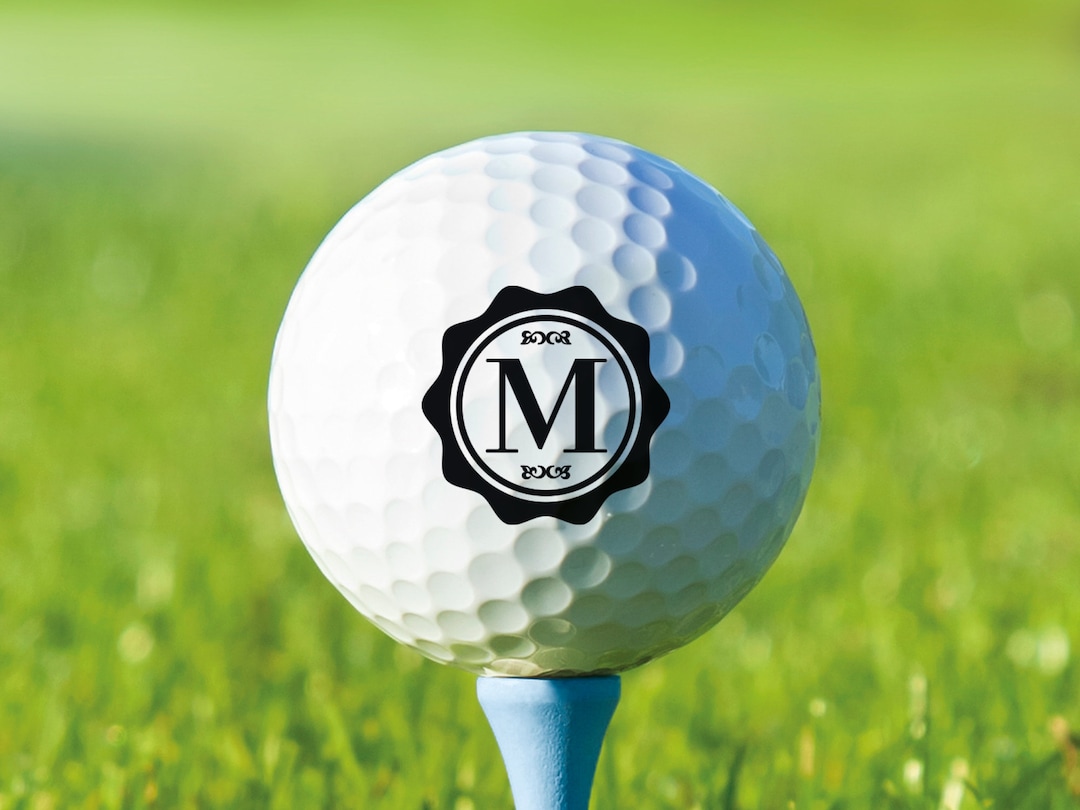 Personalized Golf Balls: Monogram Initial, Gift for Golfers - Etsy