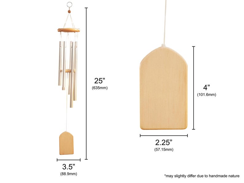 Memorial Wind Chime: Personalized Remembrance Bereavement Gift - Etsy