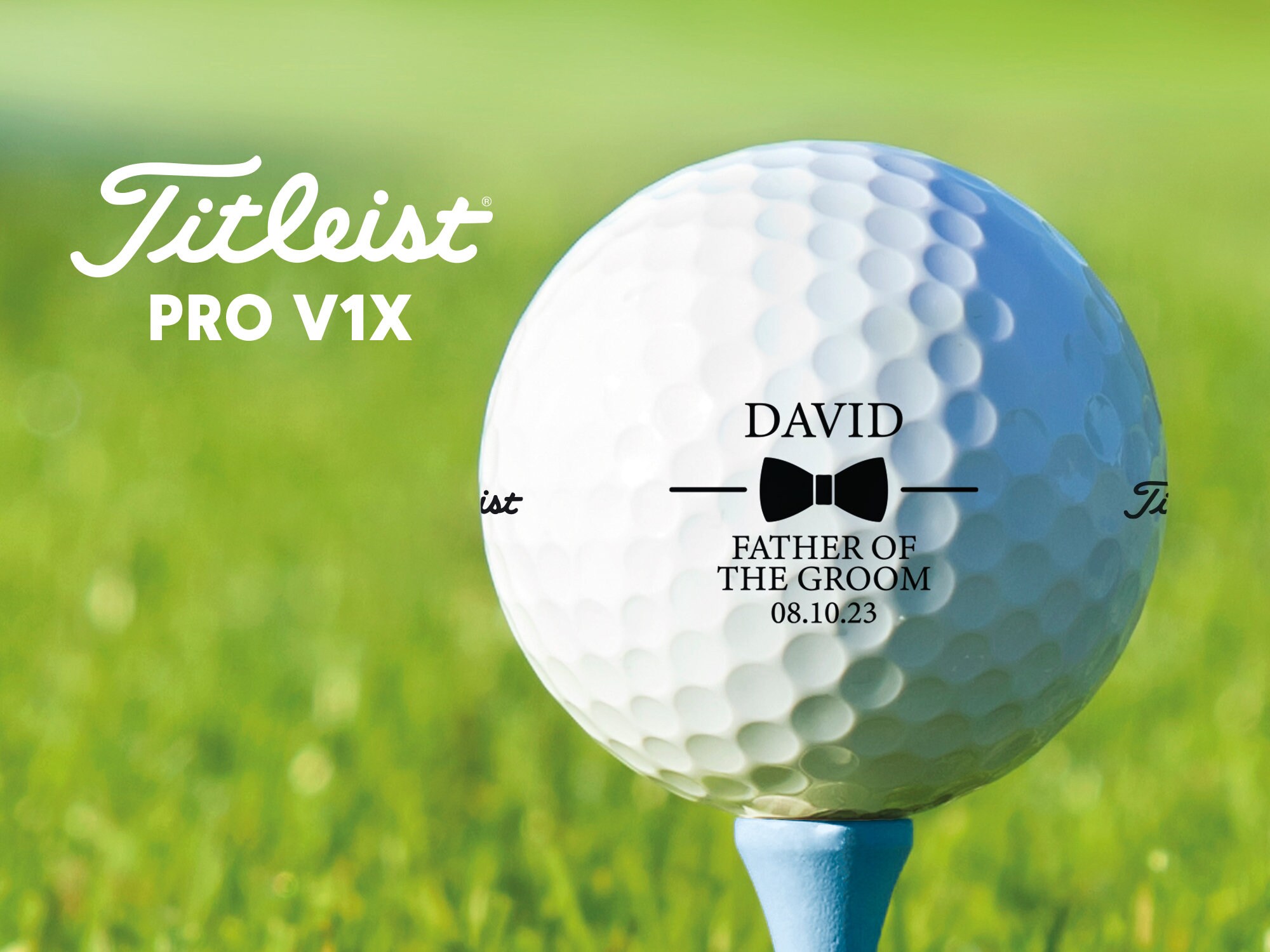 Personalized Titleist Pro V1x Golf Balls: Groomsman Gift - Etsy