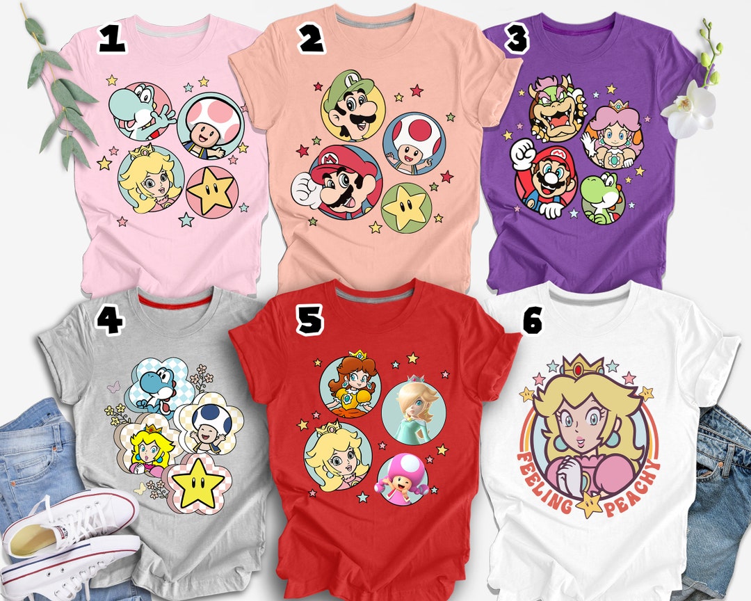 Princess Peach Shirt, Super Mario Shirt, Feeling Peachy Shirt, Princess ...