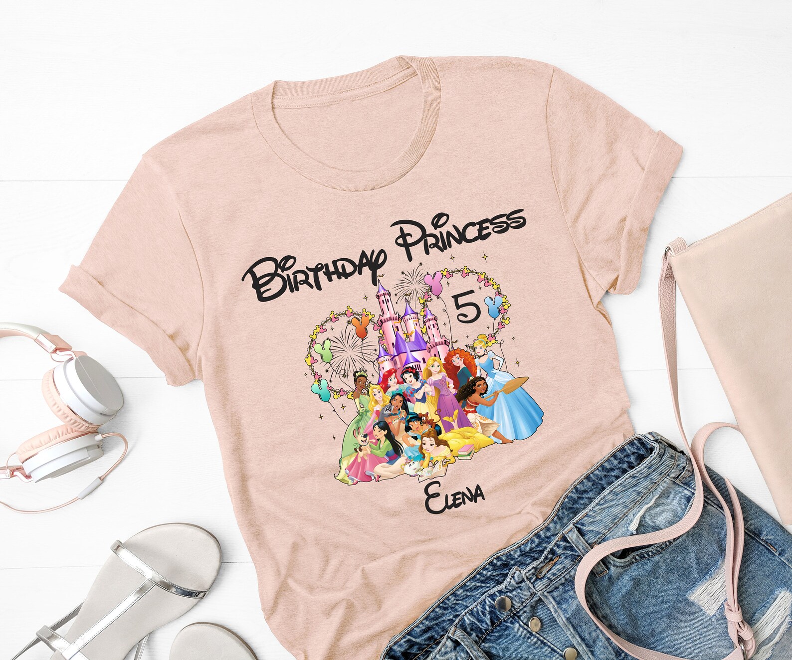 Birthday Princess Shirt Disney Princess Birthday Shirt - Etsy