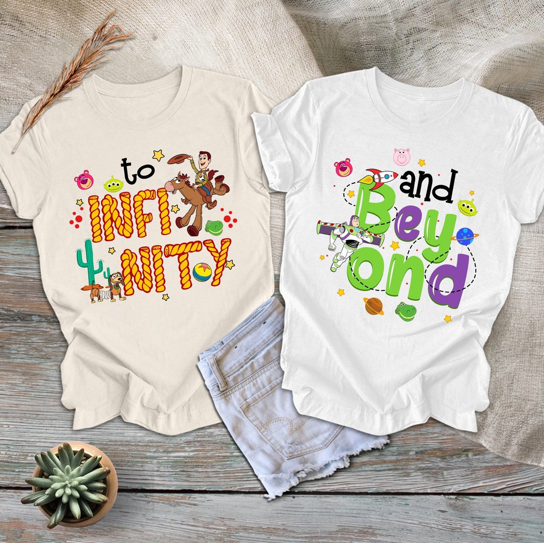 Toy Story Shirt, to Infinity and Beyond Shirt, Toy Story Couple Shirt ...