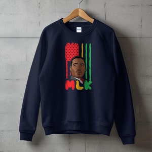 Martin Luther King Jr. Inspired T-shirt, Colorful MLK Portrait Tee ...