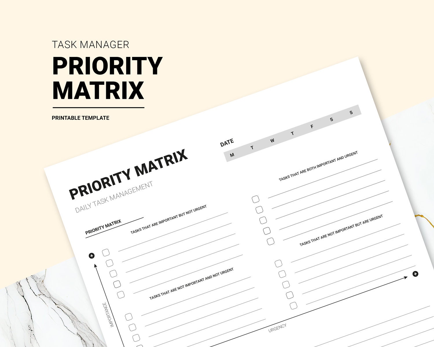 To Do List, Task Priority Matrix, Matrix Decision Matrix Productivity ...