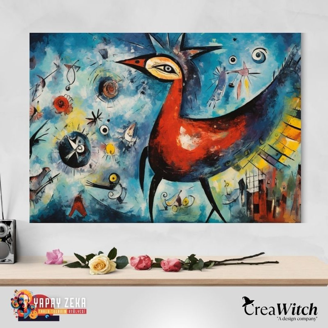 Bird Marc Chagall Theme Wood UV Printing Decorative Painting - Etsy