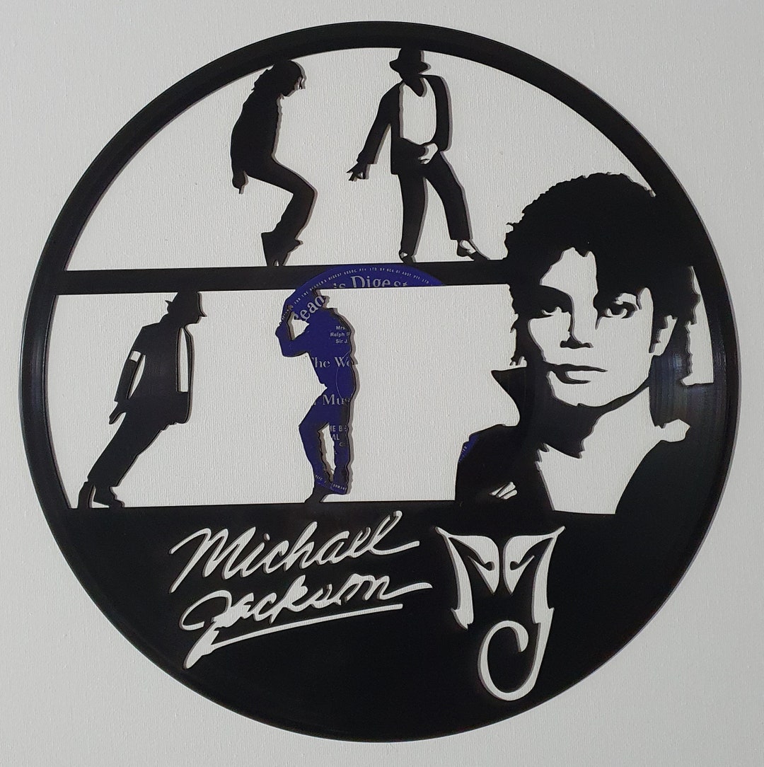 Michael Jackson Vinyl Record Art Wall Hanging - Etsy