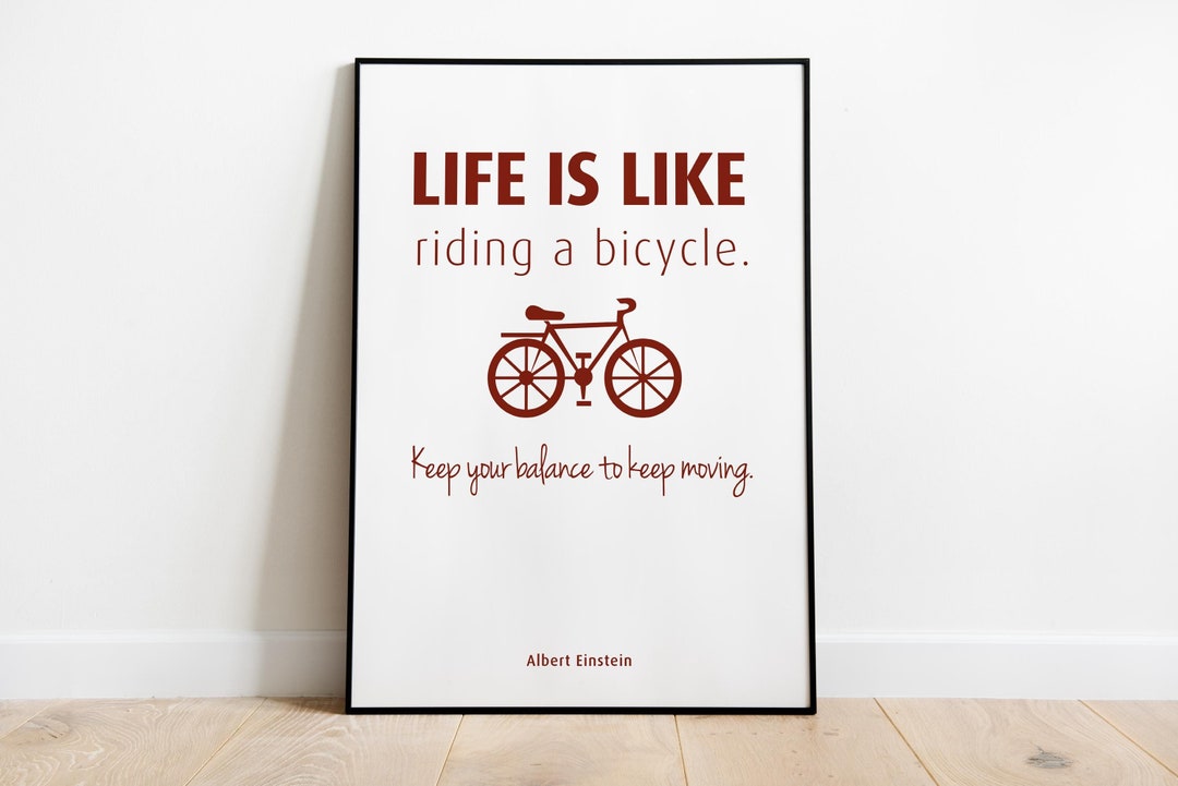 Albert Einstein Quote Posterdesign, Digital Typographic Poster, Modern ...