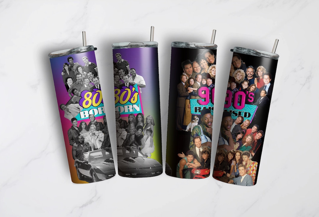 Trending 90's Tumbler Wrap TV Show Sublimation PNG File Skinny 20 Oz ...