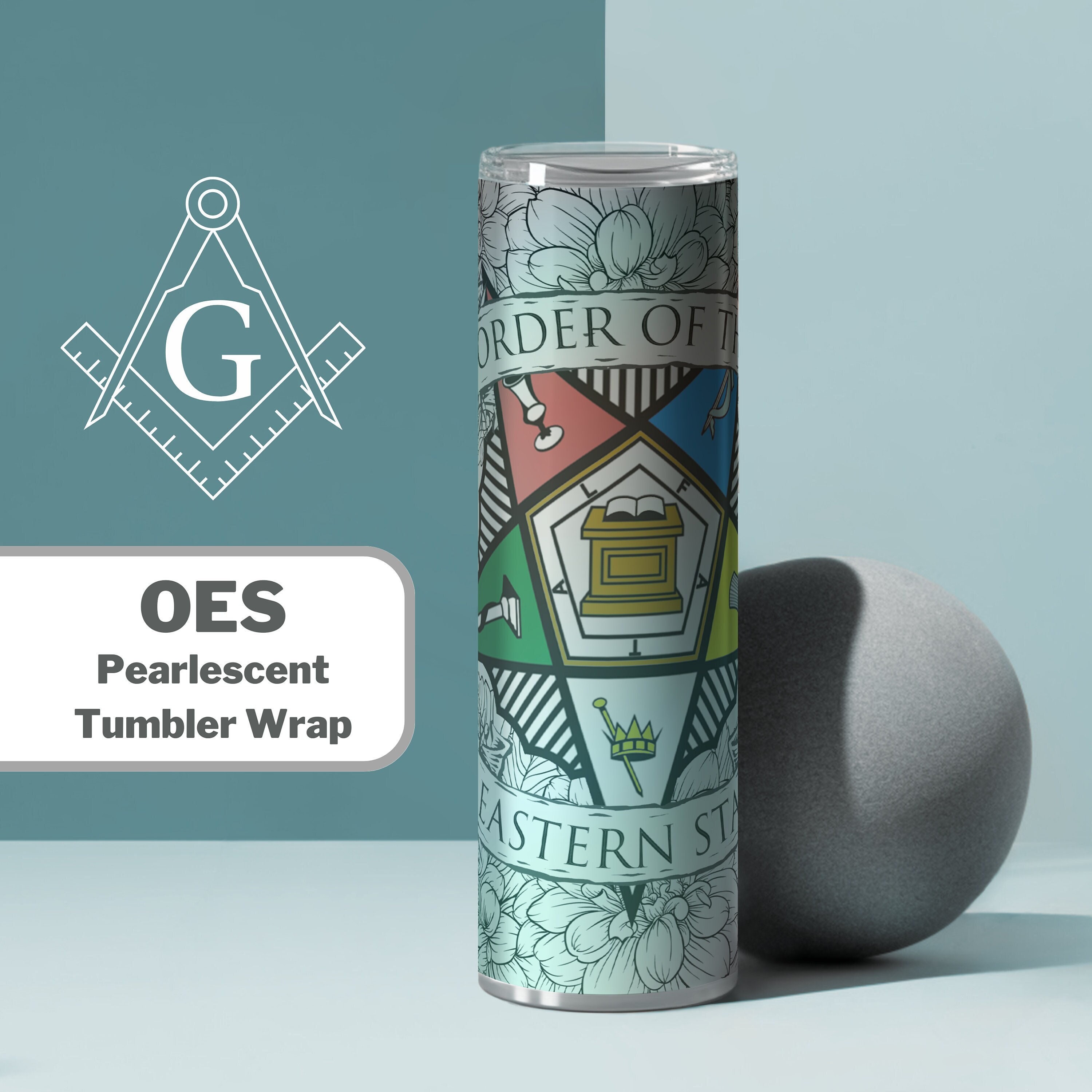 OES Tumbler Wrap Design PNG Skinny 20 Oz Sublimation File Digital ...