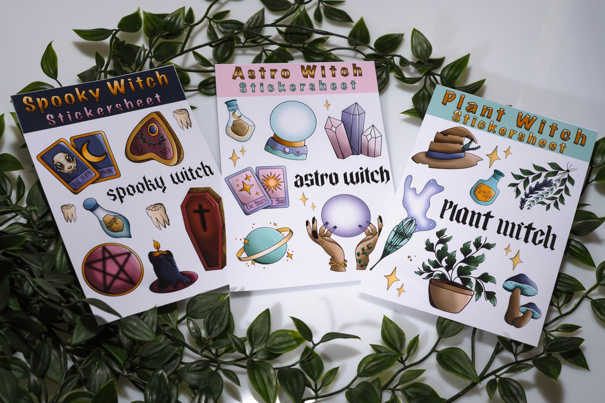 Sticker Sheet astrowitch // Pastel Goth // Cute // Whimsigoth ...