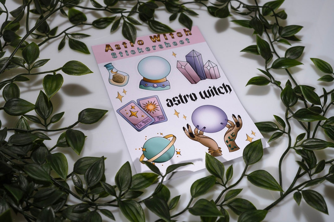 Sticker Sheet astrowitch // Pastel Goth // Cute // Whimsigoth ...