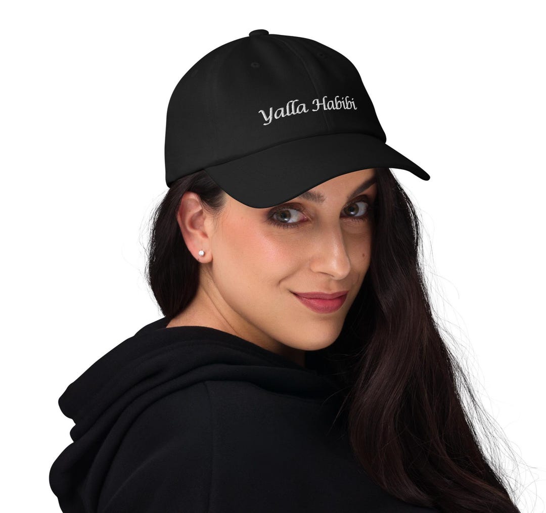 Yalla Habibi Hat – Arabic Embroidered Baseball Cap - Etsy