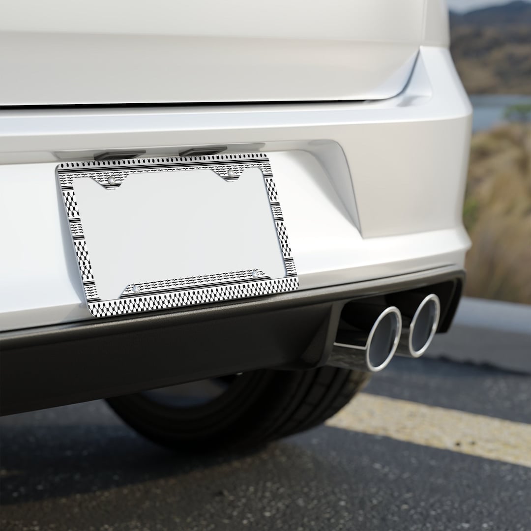 Palestine Keffiyeh License Plate Frame: Gaza Solidarity Design - Etsy