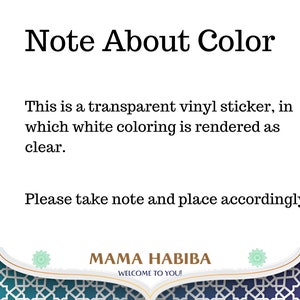 Water-resistant Palestinian Heart Sticker TRANSPARENT Vinyl Indoor ...