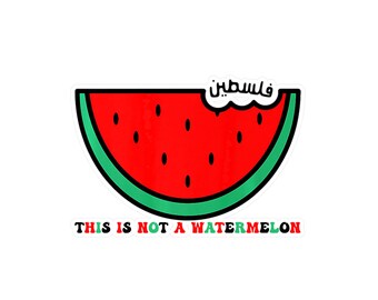 Palestine Watermelon Symbol Kiss-cut Vinyl Decals Stickers, Solidarity ...