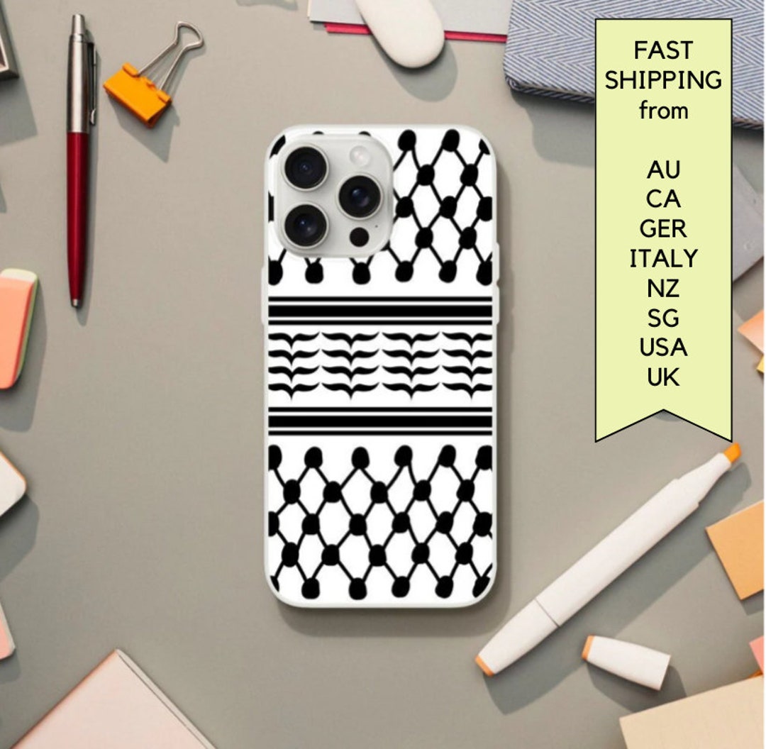 Palestinian Keffiyeh Phone Case Palestine Phone Case Gaza Mobile Cover ...
