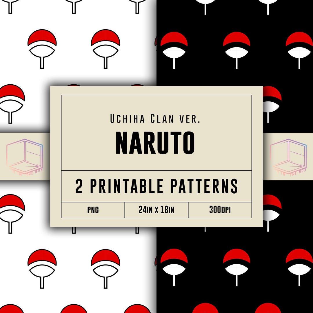Downloadable Anime-inspired, Digital Paper, Printable, Vector Patterns ...