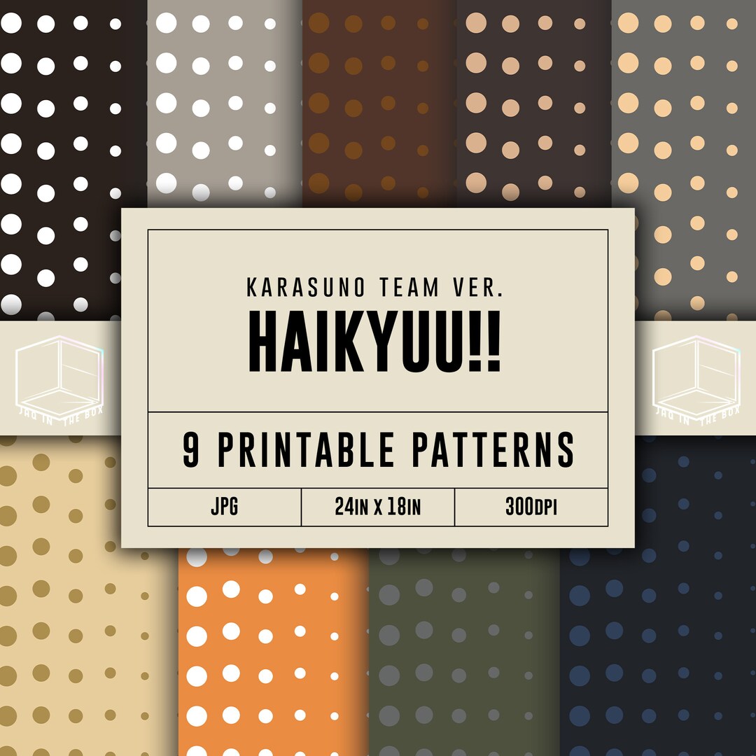 Downloadable Anime, Digital Paper, Printable, Halftone Patterns ...