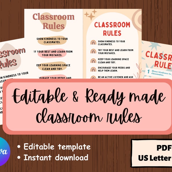 Class Rules - Etsy