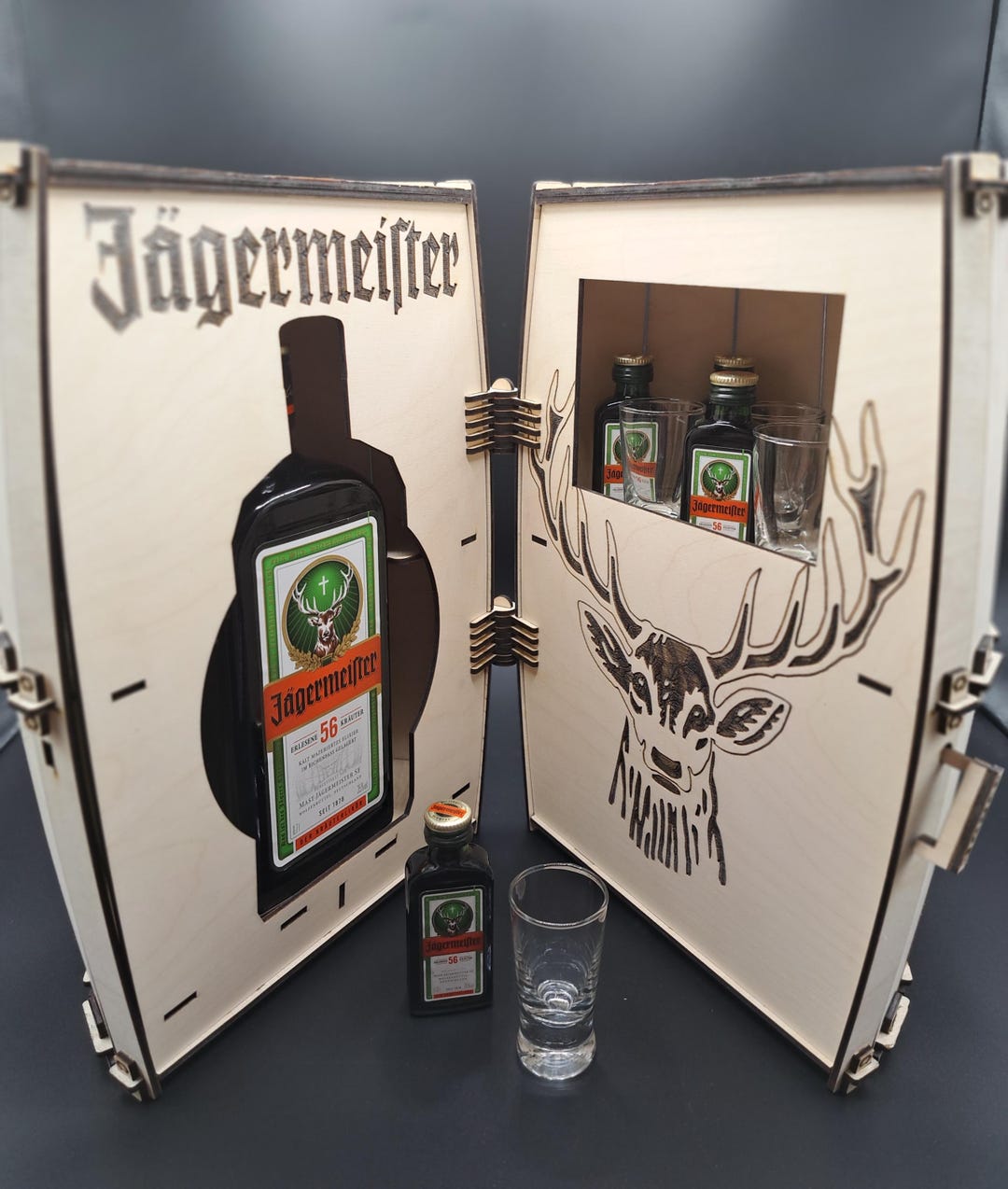 Cañón/caja Jagermeister 3mm - Etsy España