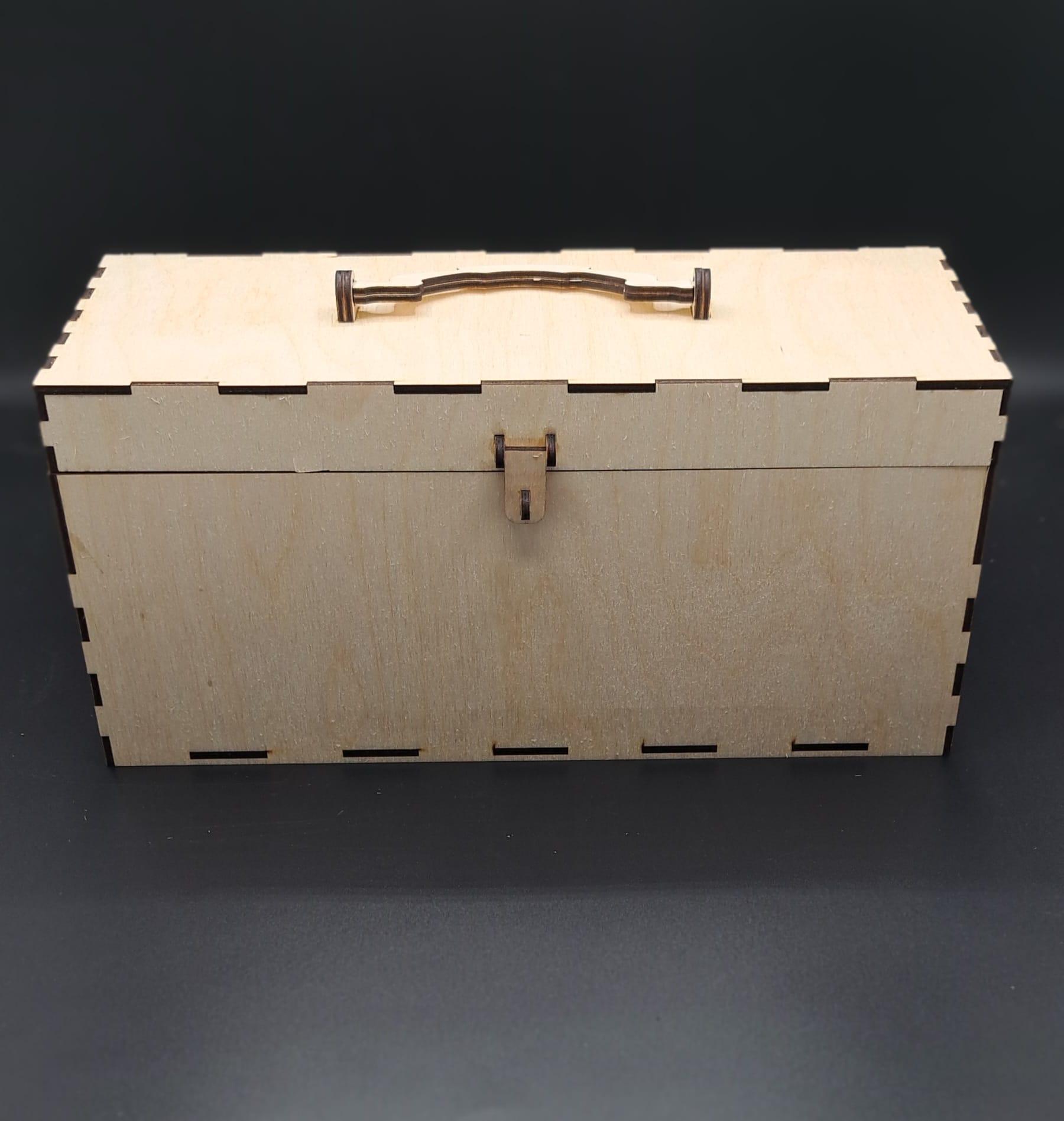 Project and Instructions Toolbox 3mm, Gift Box, Gifts, Lightburn Format ...