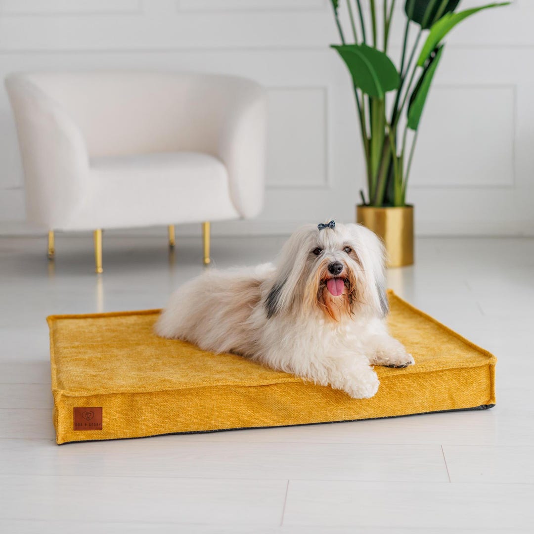 Dog Bed With Memory Foam Dogs Comfy Premium Bed With Washable Cover - Etsy