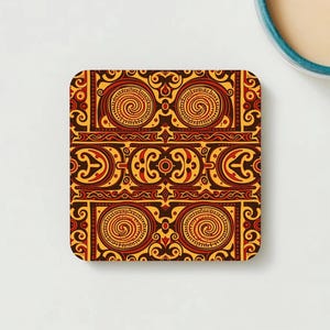 Peruvian Inca Coasters Set – Traditional Andean Patterns With Cork ...