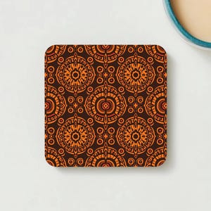 Peruvian Inca Coasters Set – Traditional Andean Patterns With Cork ...