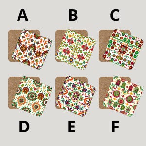 Pakistani-inspired Coasters Set – Vibrant Truck Art & Mughal Patterns ...